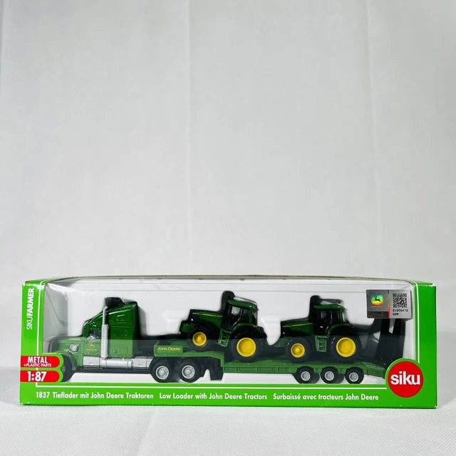 SIKU TIEFLADER MIT John Deere Traktoren "FARMER SERIE 1:87" NEU OVP 1837-- EUR 19,99 - PicClick DE