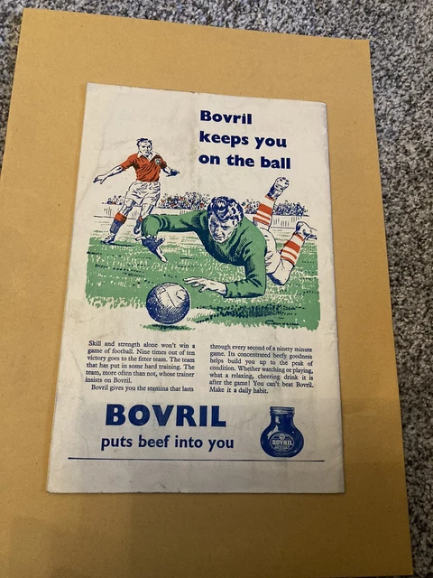 BOLTON V MAN Utd 1958 FA Cup Final Programme. £10.00 - PicClick UK