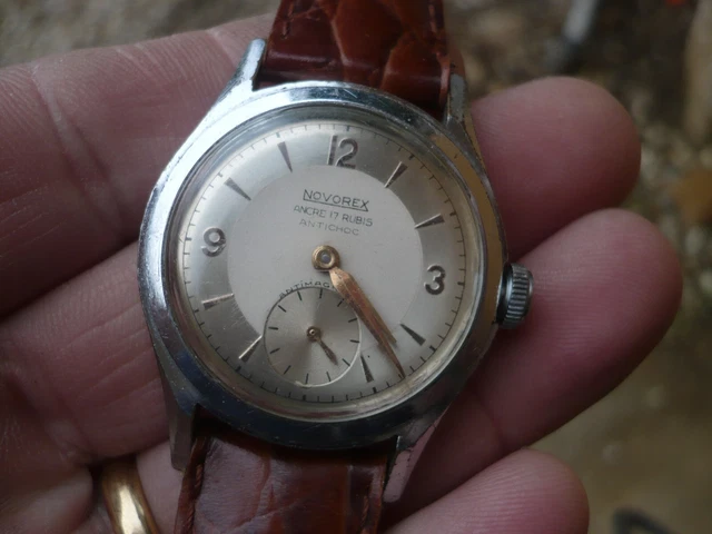 MONTRE NOVOREX MÉCANIQUE vintage Fonctionne bien EUR 1,00 - PicClick FR