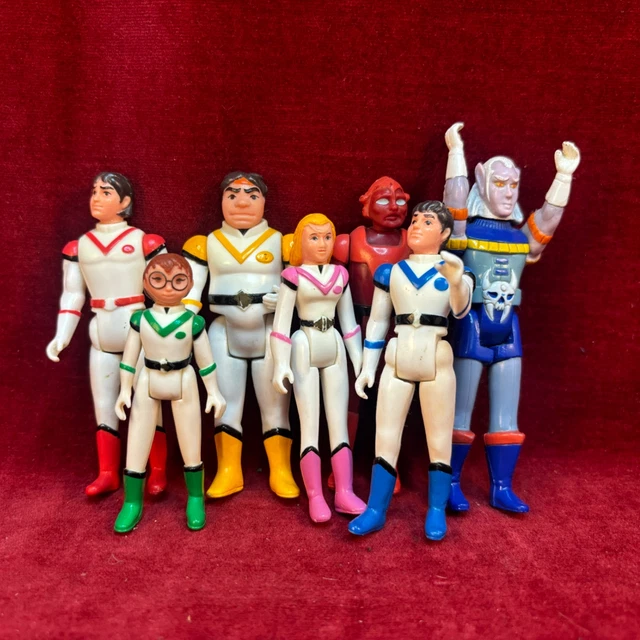 VINTAGE 1984 COLLECTION of 7 x Voltron Panosh Place Figures (7B) MO ...