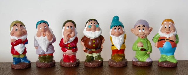7 NAINS POUET, les 7 nains Disney, entre 14 et 15 cm, nains pouet Disney . EUR 59,00 - PicClick FR