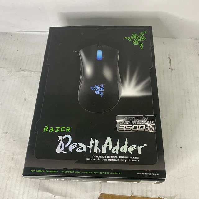 RAZER DEATHADDER RZ01-0015 3500dpi 3.5G Infrared Gaming USB Wired Mouse ...