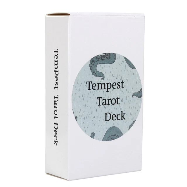 TEMPEST TAROT DECK 78pcs Fortune Telling Game for Family Gatherings £9. ...