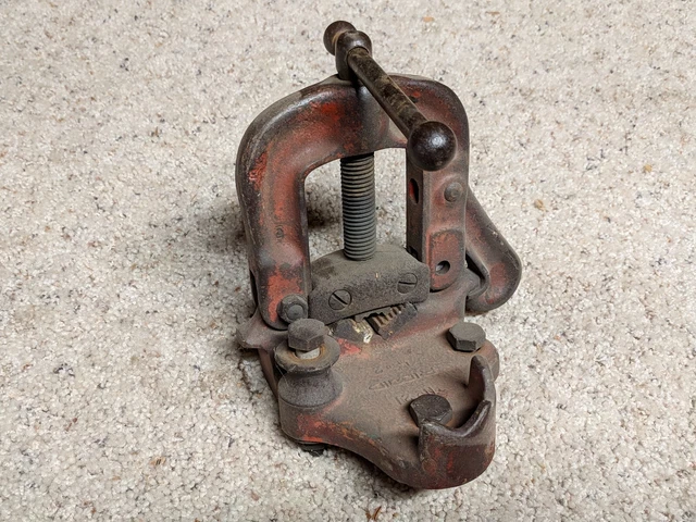 RIDGID NO 21 plumbing yoke vise with bender post $50.00 - PicClick