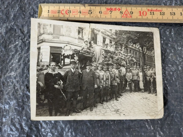 SELTENES FOTO ROT Front Kämpfer Uniform Koppel i. Esslingen Rar!! EUR ...