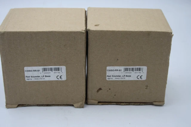 2 X GENT/KAC CWSO-RR-S1 Red Sounder with Low Profile Base-free uk ...
