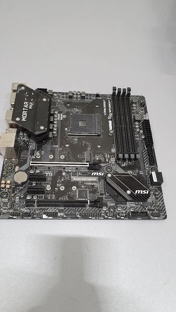 MSI B450M MORTAR MAX Socket AM4 AMD B450 m-ATX Motherboard For Parts £ ...