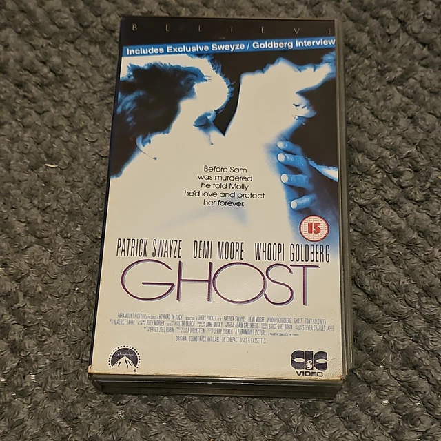 GHOST (1990) BLOCKBUSTER VHS Paramount Drama Romance Mystery Thriller £ ...