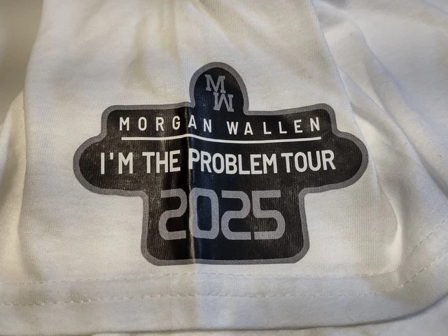 MORGAN WALLEN - Im The Problem 2025 Tour T-SHIRT - Size Small £17.77 ...