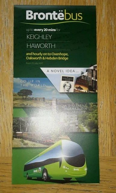 KEIGHLEY BUS (TRANSDEV) timetable for Brontebus routes July 2017 ...