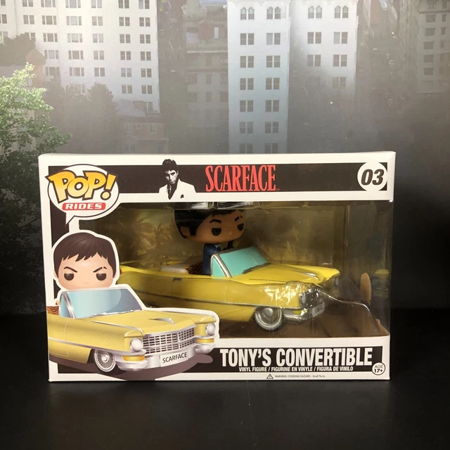 FUNKO POP! RIDES Scarface Tony's Convertible Movie Vinly Figure EUR 354 ...