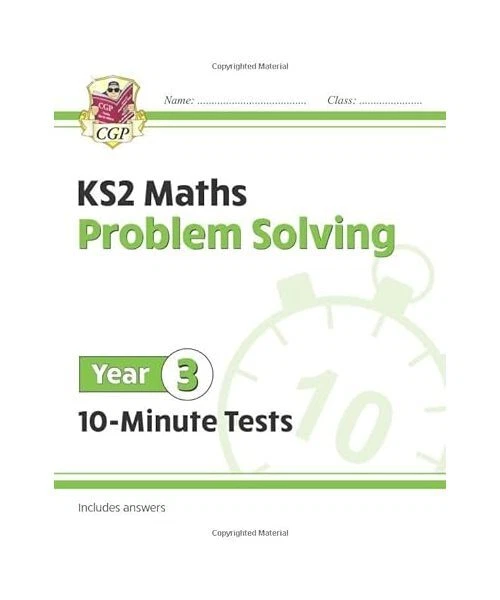 KS2 YEAR 3 Maths 10-Minute Tests: Problem Solving, CGP Books £11.85 ...
