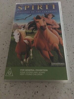 VHS 'SPIRIT STALLION Of The Cimarron' - Video Tape Family Movie ...