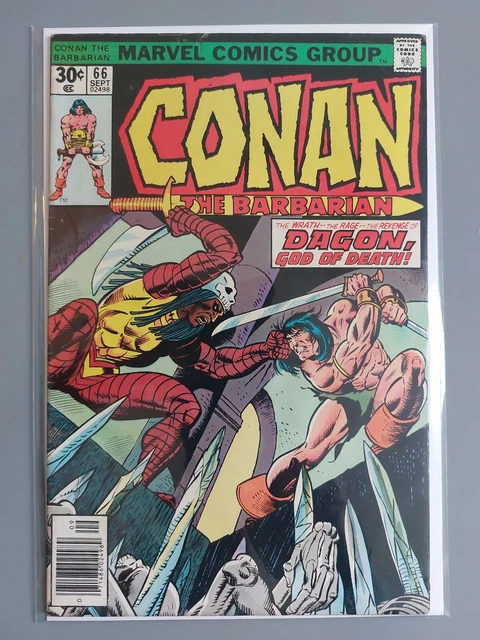 CONAN THE BARBARIAN #66 (1976) - Marvel Comics - 1st Appearance Dagon ...