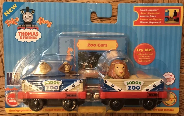 NOS THOMAS & Friends Take Along Sodor Zoo Cars Lion Monkeys Diecast Die ...