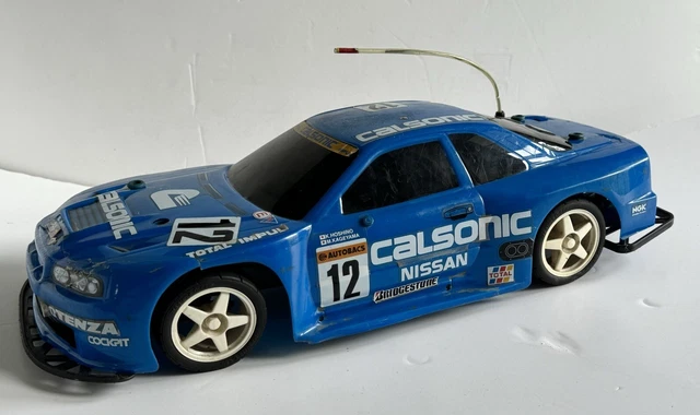VINTAGE MRC MARC 10R Calsonic Nissan Skyline 1:10 Radio Controlled Car ...