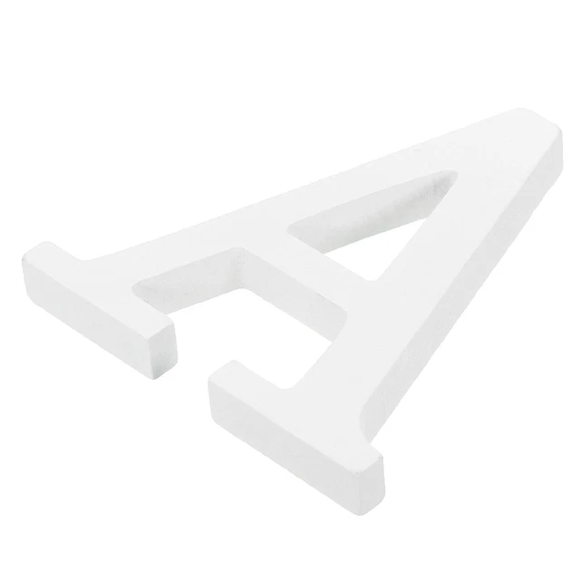 WOODEN LETTERS A, 4.3 Inch Wood Letters Sign Decoration for DIY $14.05 ...