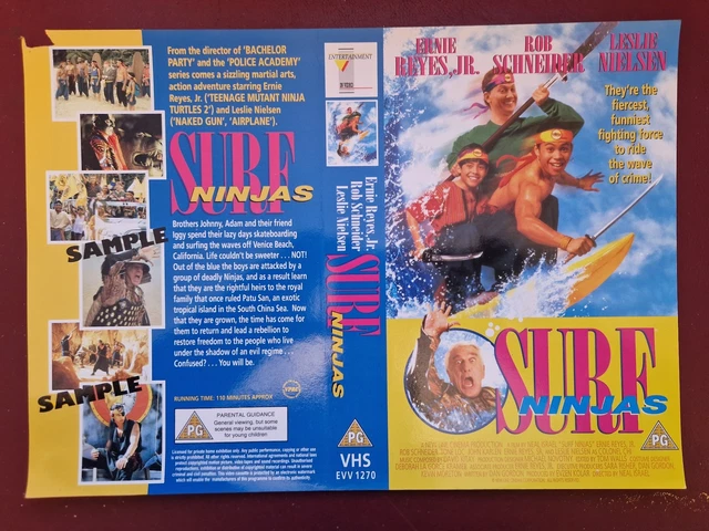 SURF NINJAS - Entertainment In Video - Promo Sample Video Sleeve/Cover ...