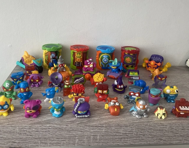 SUPER ZINGS 5 Vehicle & 31x Figures 4 drums Bundle Superthingz ...