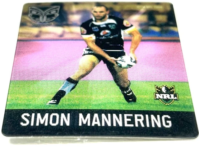 NRL SIMON MANNERING #59/64 Warriors NRL Holo Swapz Tazo Chickadees $4. ...