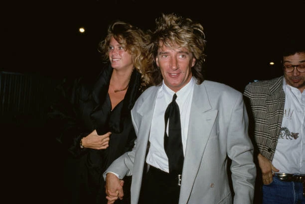 NEW ZEALAND MODEL Rachel Hunter her partner British singer songwri- Old ...