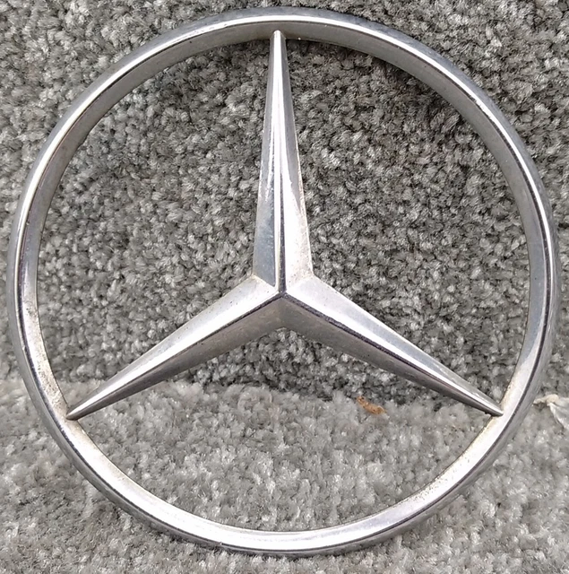 GENUINE MERCEDES BOOT Star Emblem Badge W126 S Class SE SEL 1267580058 ...