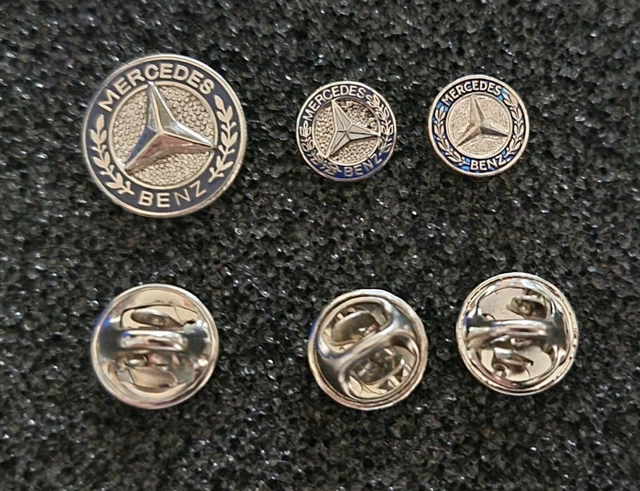 SET 3 MERCEDES Benz Pins Logo ORIGINAL EUR 29,99 - PicClick DE