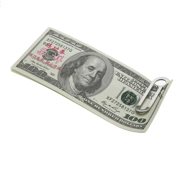 METAL HOLDER FOLDER Portable Credit Card Holder Folder for Cash Card ...
