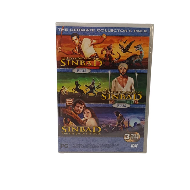 SINBAD ULTIMATE COLLECTOR'S Edition DVD 3 Movie Action Adventure ...