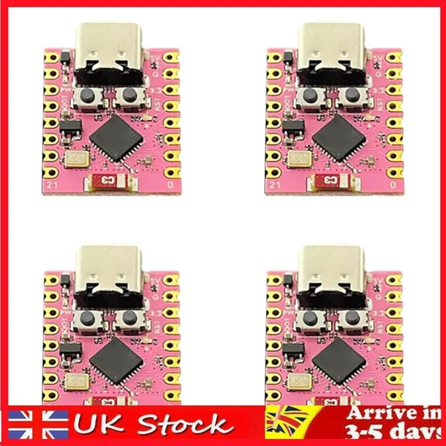 Esp32 C3 Dev Board 3 3 6v Power Supply Esp32 Supermini Low Power Pink