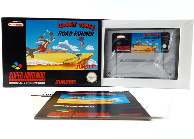 GIOCO SUPER NINTENDO: Looney Tunes Road Runner - modulo SNES istruzioni ...