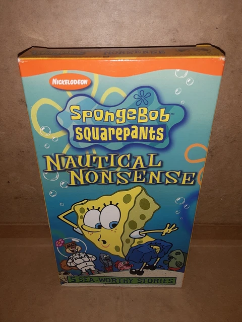 SPONGEBOB SQUAREPANTS ~ Nautical Nonsense On VHS (2002 Paramount) £5.46 ...
