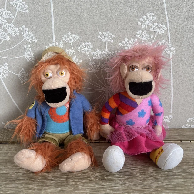 ZINGZILLAS BBC 2009 Tang And Panzee Soft Toys Plush 9” £14.99 - PicClick UK