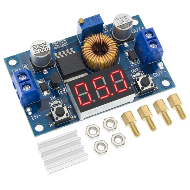EFFICIENT XL4015 VOLTAGE Reducer with LED Volt Meter for Accurate ...