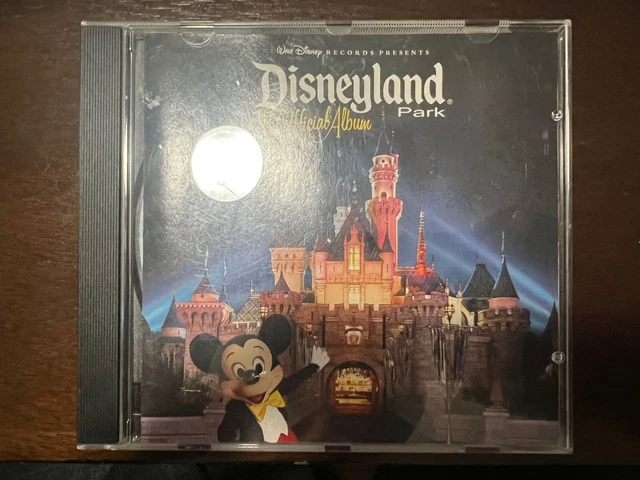 WALT DISNEY RECORDS Disneyland Park The Official Album RARE SOUVENIR CD ...
