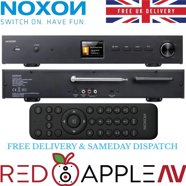 NOXON A 561 Black, Internet radio, DAB+, FM tuner, Bluetooth, USB, WLAN ...