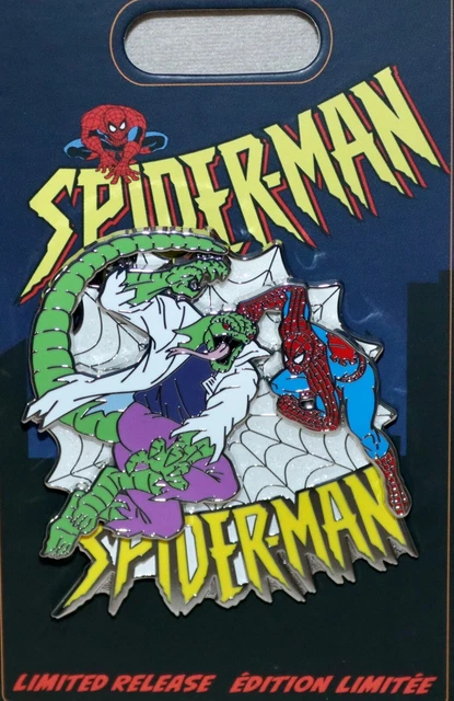 DISNEY PIN ~ Spider-Man Animated Series ~ Spider-Man & The Lizard ~ LR ...
