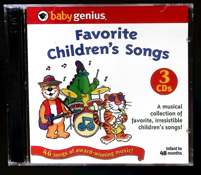 BABY GENIUS FAVORITE Children's Songs 3 Cds Cd 6412 $17.89 - PicClick CA