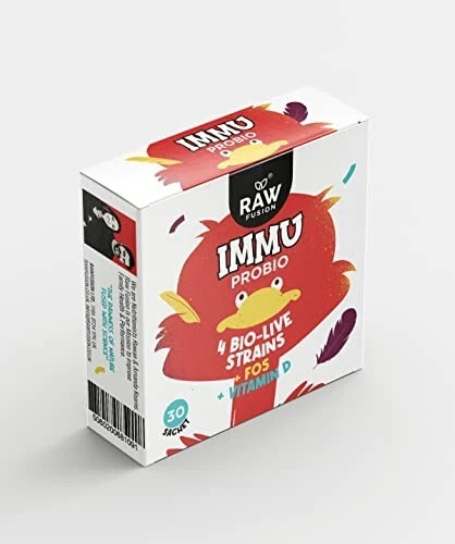 IMMU PROBIOTIC FOR All Ages. Flavourless Multi-Strain Probiotic with ...