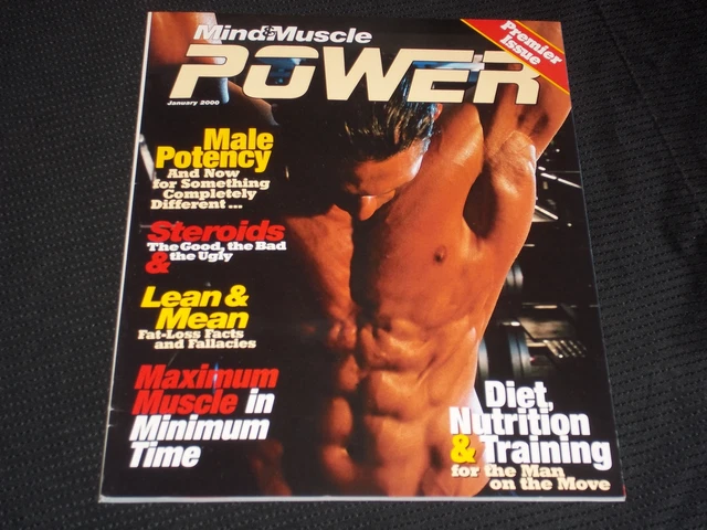 2000 JANUARY MIND & Muscle Power Magazine - Premier Issue - Collectible ...