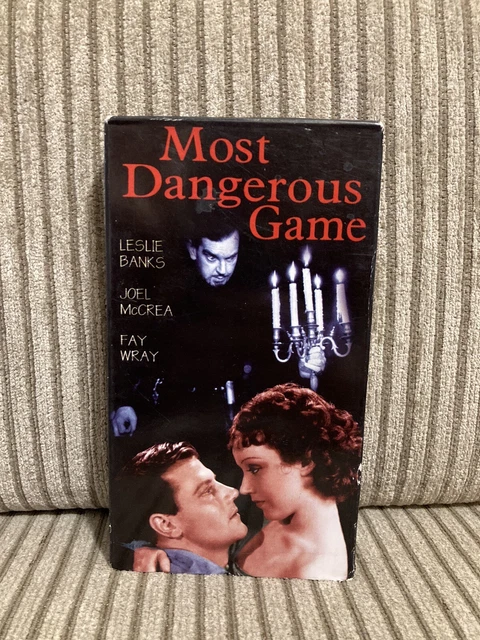 MOST DANGEROUS GAME VHS Alpha Video Rare HTF Leslie Banks Joel McCrea ...