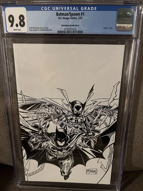 BATMAN SPAWN #1 (2023 DC/ Image Comics) Todd McFarlane 1:250 variante CGC 9,8 EUR 68,24 ...