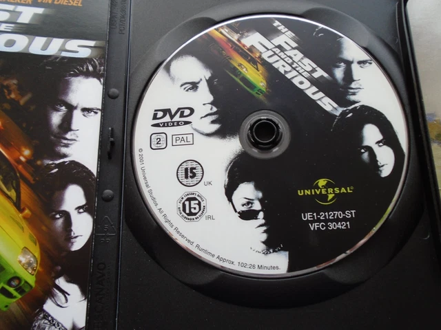 DVD - THE Fast & The Furious (2001) £3.00 - PicClick UK