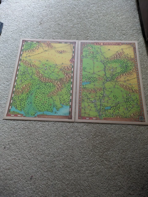 LONE WOLF CARD maps of Magnamund 5-16 £45.00 - PicClick UK