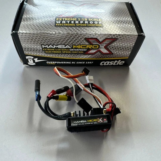 CASTLE MAMBA MICRO X 1/18 ESC £159.23 - PicClick UK