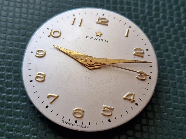 VINTAGE ZENITH MOVEMENT cal 120 inc dial and hands £235.00 - PicClick UK