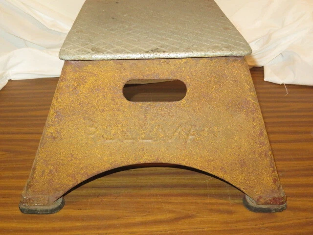 REAL VTG PULLMAN Railroad Passenger Conductor Step Steel & Aluminum ...