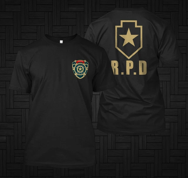 RARE RESIDENT EVIL Remake 2 Biohazard RPD The Racco - T-shirt avant et ...