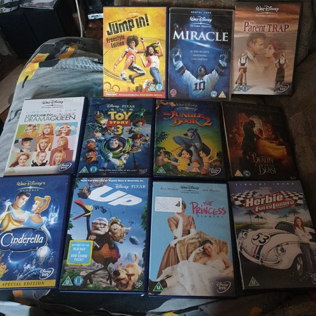 DISNEY/DREAMWORKS/PIXAR/ MARVEL MOVIES DVD Bundle Family kids X 31 $9. ...