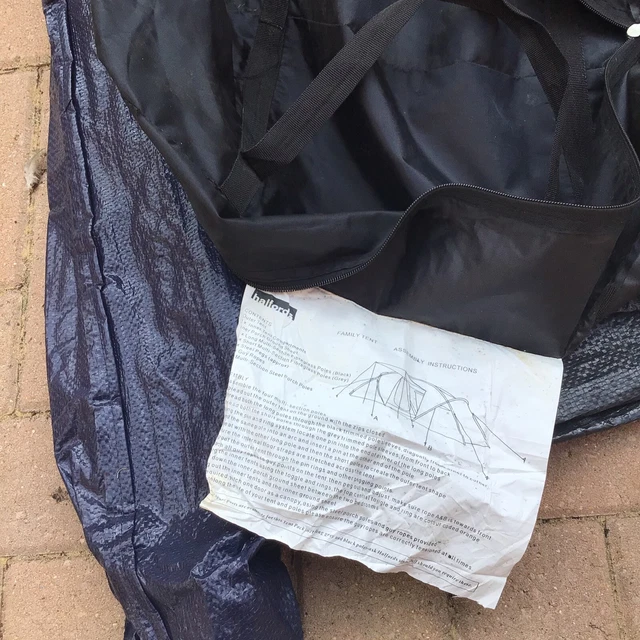 4 MAN HALFORDS Family Tent Minimal Use Clean £73.00 - PicClick UK